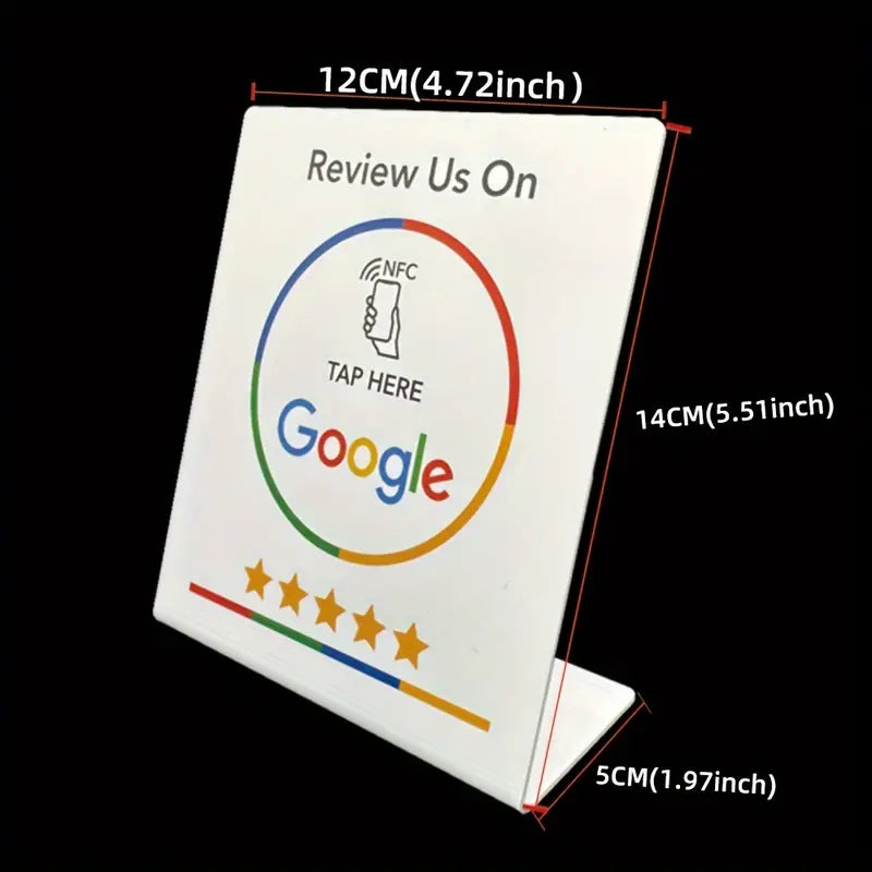 NFC Google Review Stand – Review Tap
